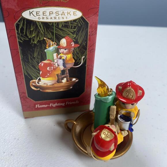 Hallmark | Holiday | Hallmark Keepsake Ornament Flame Fighting Friends ...